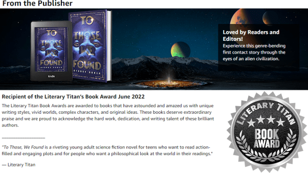 12 Ways to Use a Book Award to Sell More Books | LITERARY TITAN